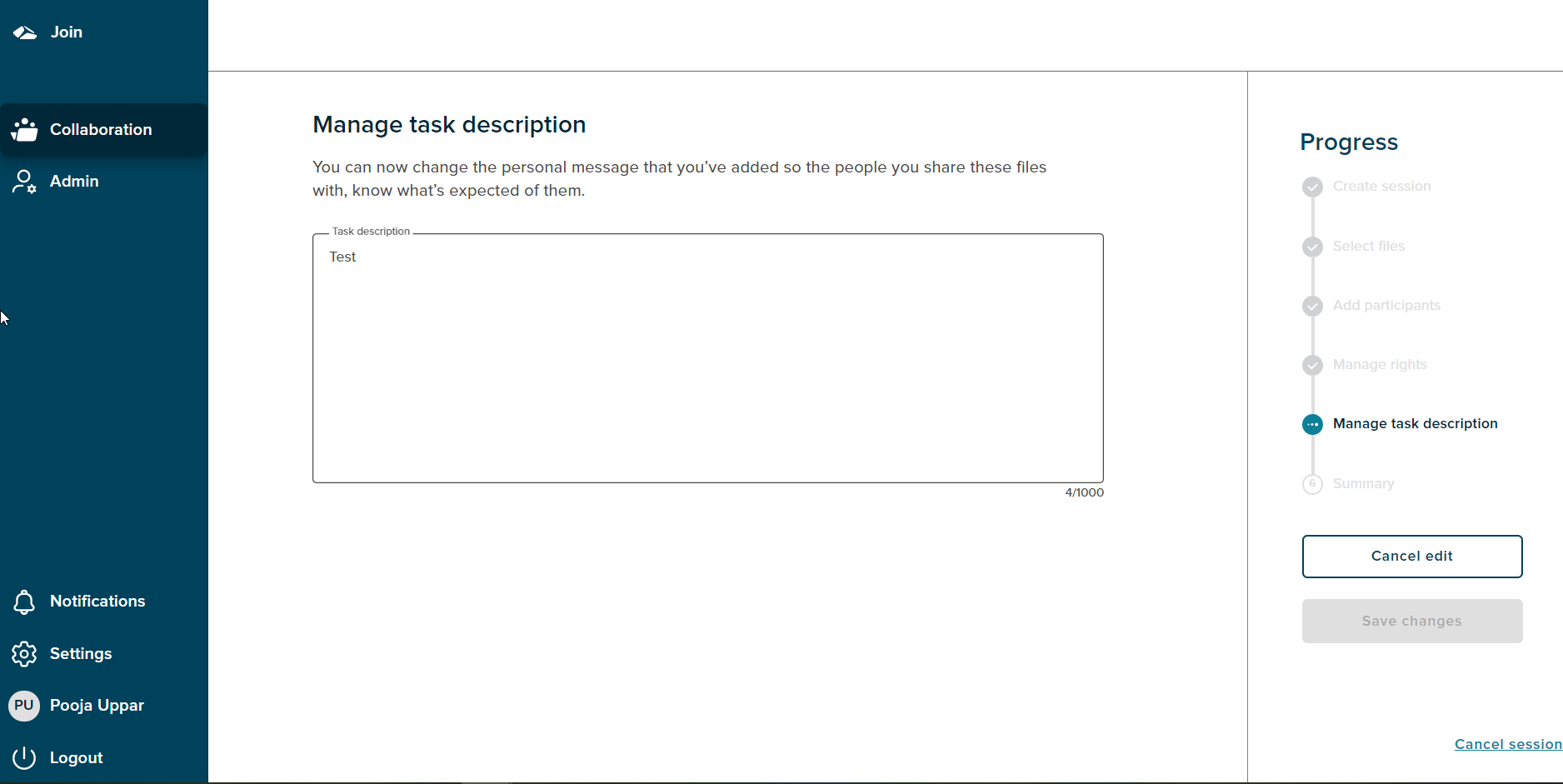 Manage task description | Decos Wiki