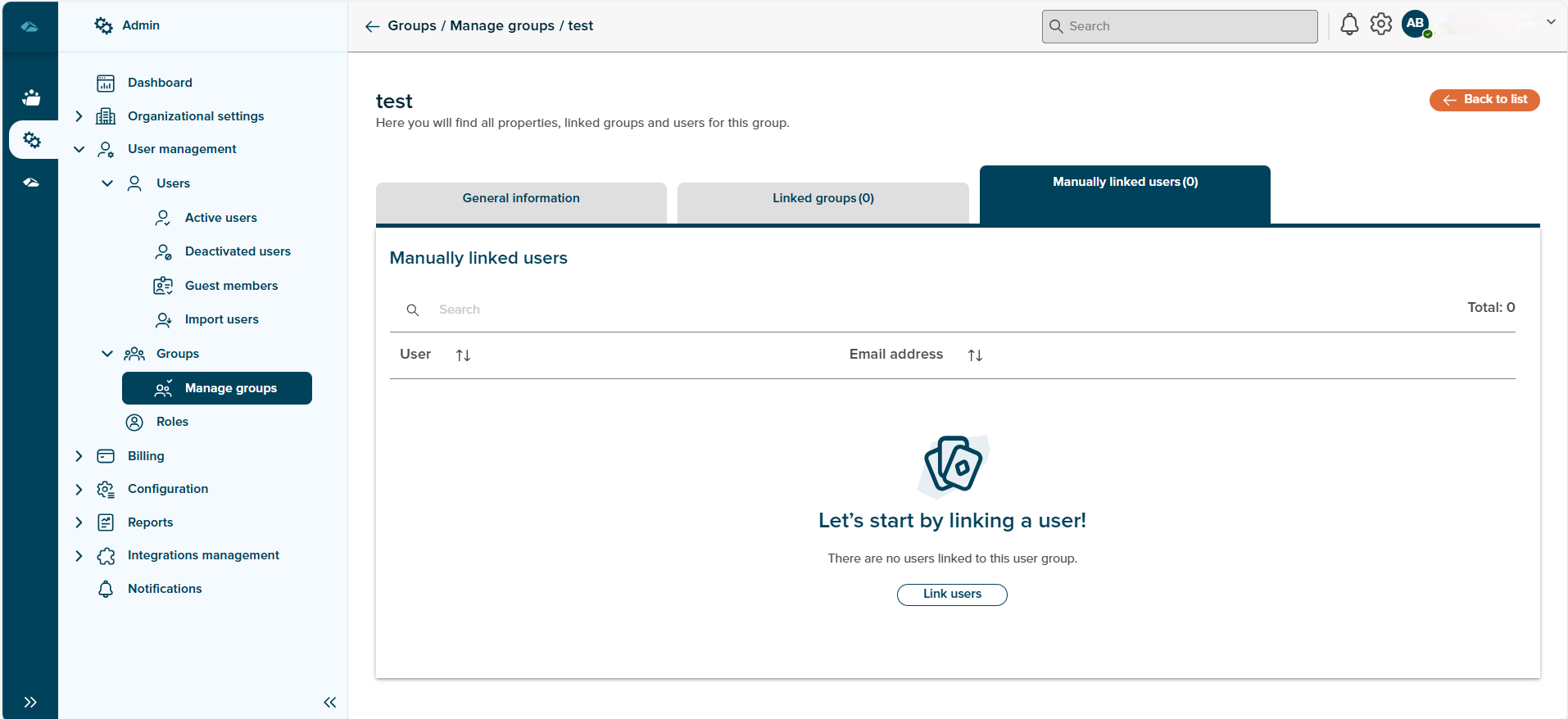 Manage groups | Decos Wiki