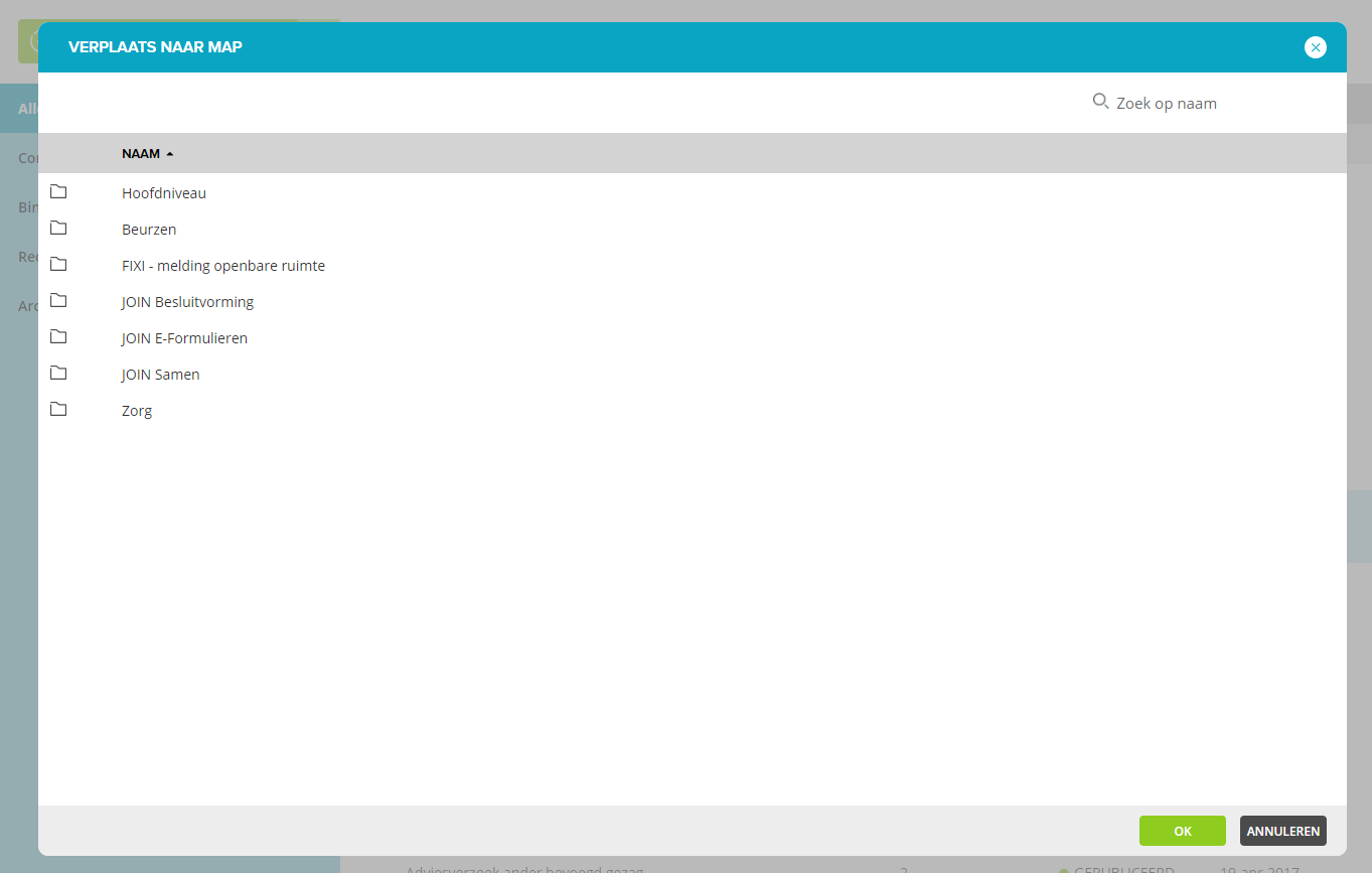 JOIN Zaak and Document | Decos Knowledge base